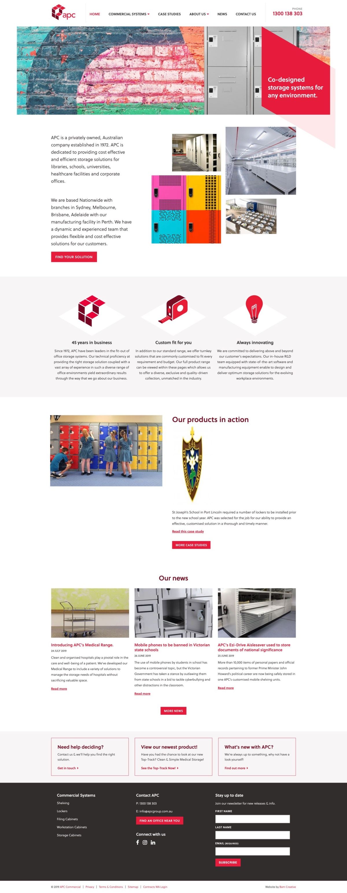 APC Group - Web Design Case Study – Bam Creative